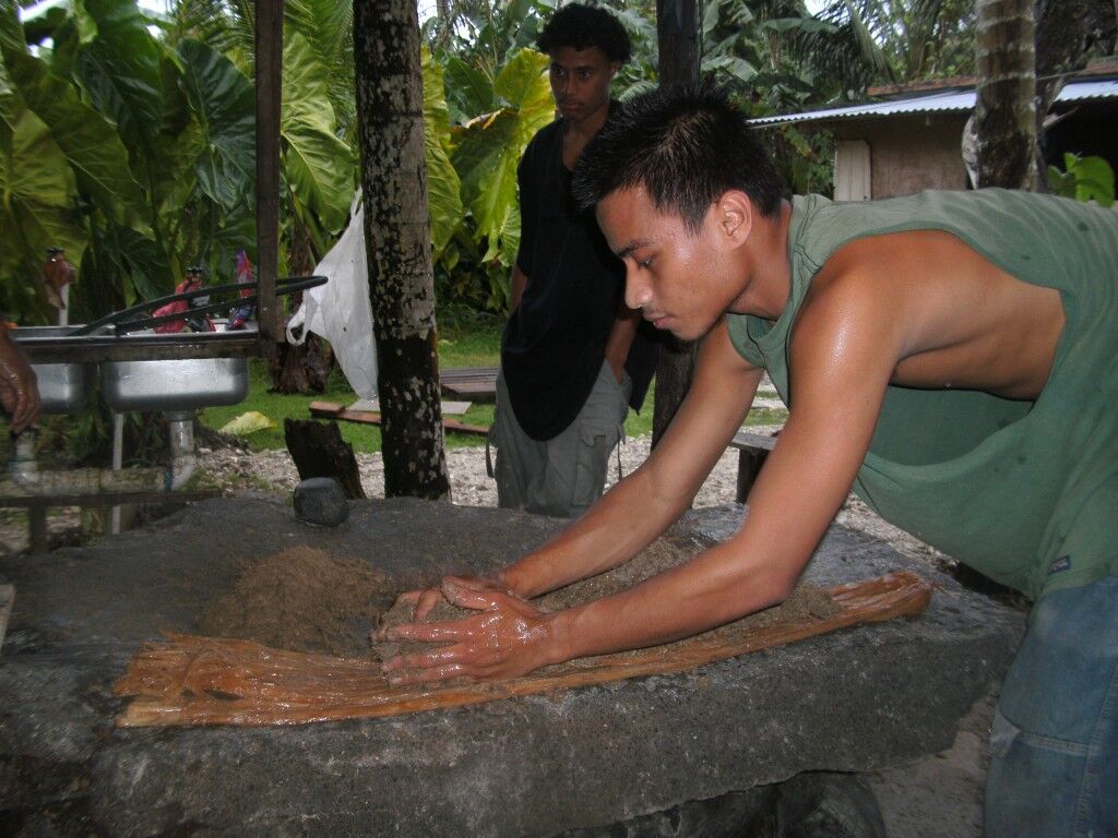 The traditional drink of Pohnpei: Sakau